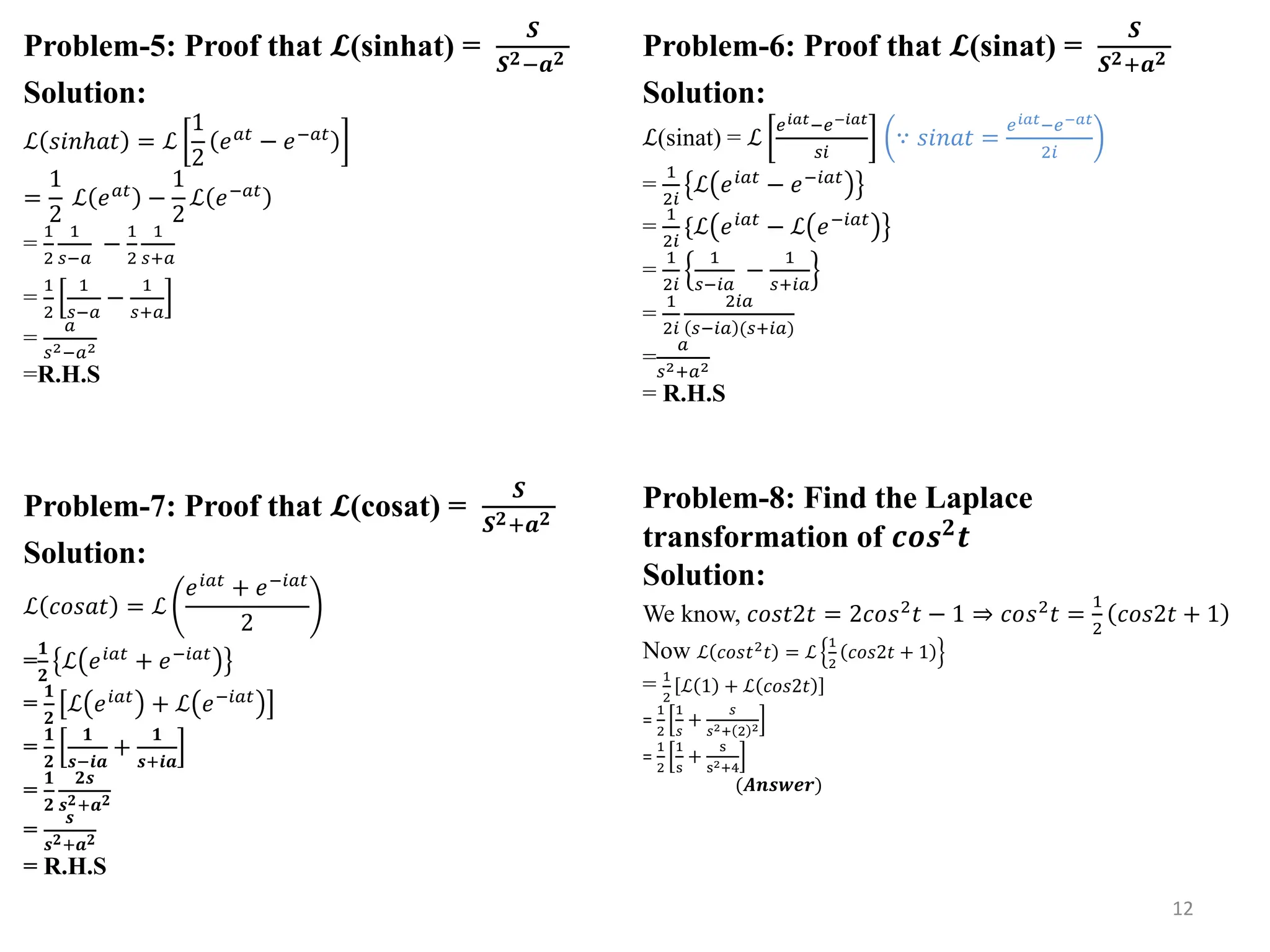 Laplace transformation and use case of Laplace Transformation in The ...