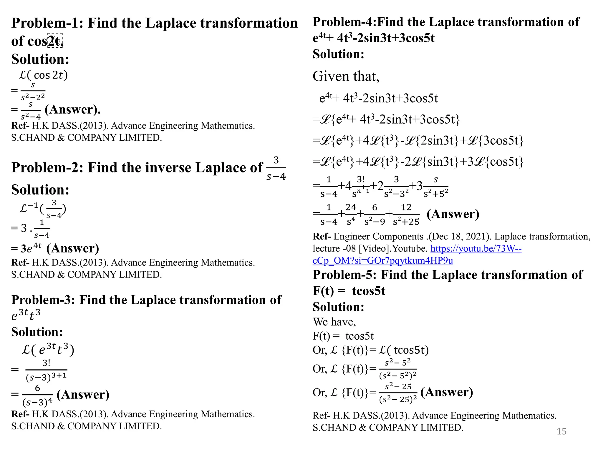 Laplace transformation and use case of Laplace Transformation in The ...