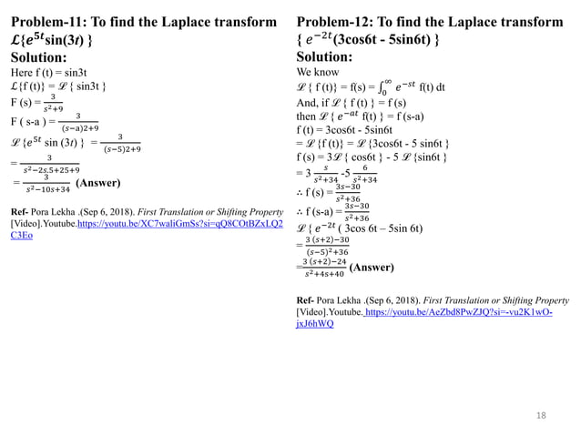 Laplace transformation and use case of Laplace Transformation in The ...