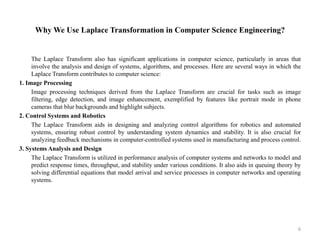 Laplace transformation and use case of Laplace Transformation in The ...