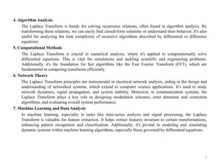 Laplace transformation and use case of Laplace Transformation in The ...