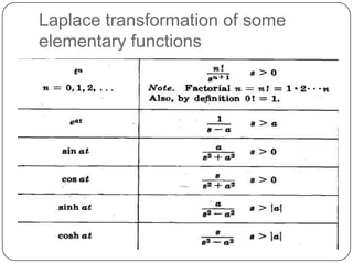Laplace transformations | PPTX