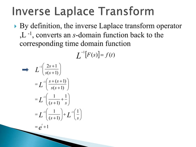Laplace transform & fourier series | PPTX | Physics | Science