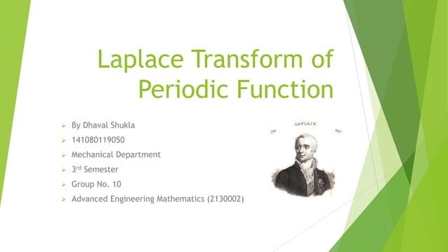Laplace Transform of Periodic Function | PPTX