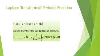 Laplace Transform of Periodic Function | PPTX