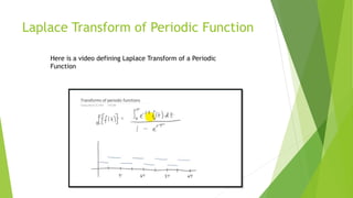 Laplace Transform of Periodic Function | PPTX