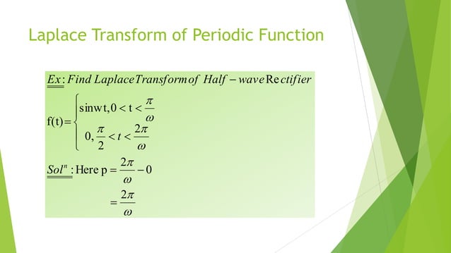 Laplace Transform of Periodic Function | PPTX