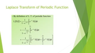 Laplace Transform of Periodic Function | PPTX