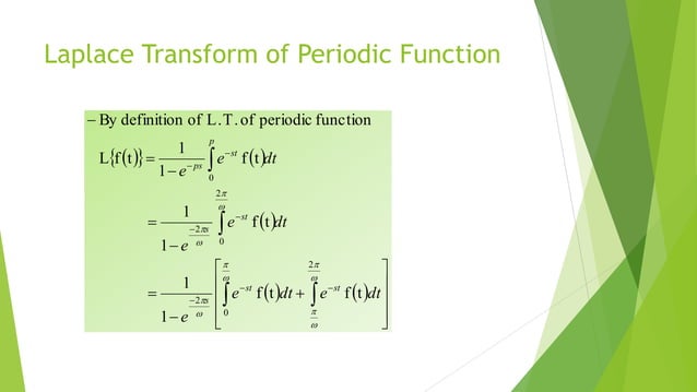 Laplace Transform of Periodic Function | PPTX