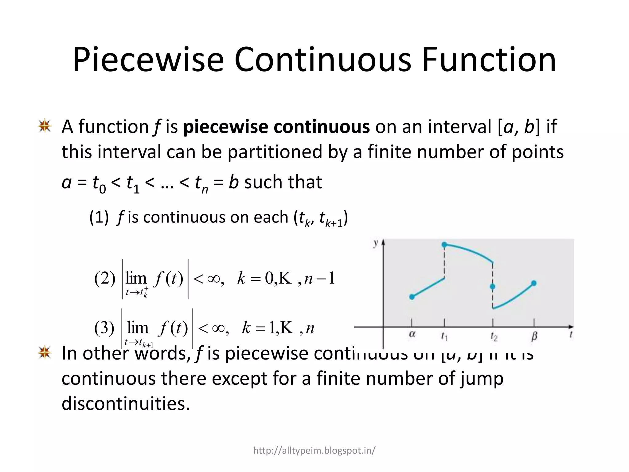 Laplace transforms | PPTX