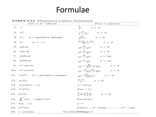Laplace transforms | PPTX
