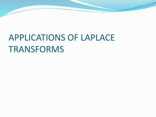 Laplace transforms | PPTX