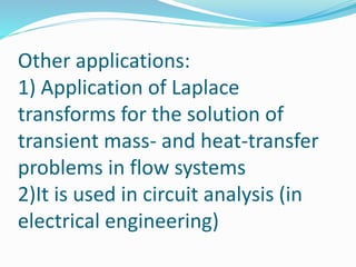 Laplace transforms | PPTX