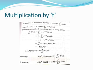Laplace transforms | PPTX
