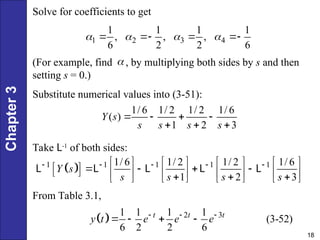 control theory Laplace Transforms lecture | PPT
