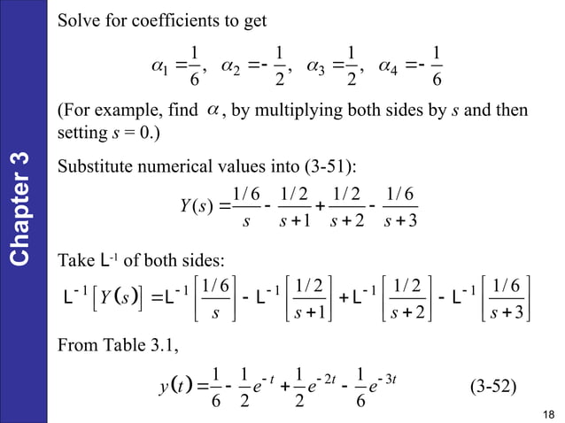 control theory Laplace Transforms lecture | PPT
