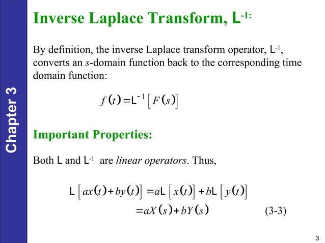 control theory Laplace Transforms lecture | PPT