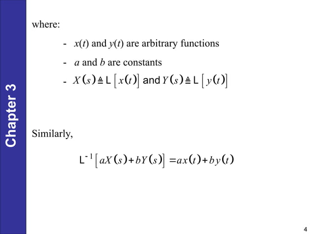 control theory Laplace Transforms lecture | PPT