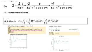 LaPlace Transforms 2 with use of Matlab.pptx