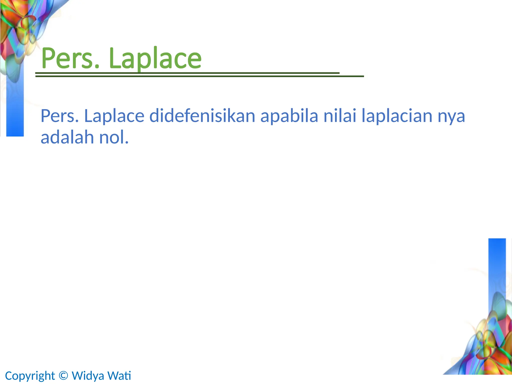 Fisika Matematika - Materi Laplacian dan Pers Laplace.pptx
