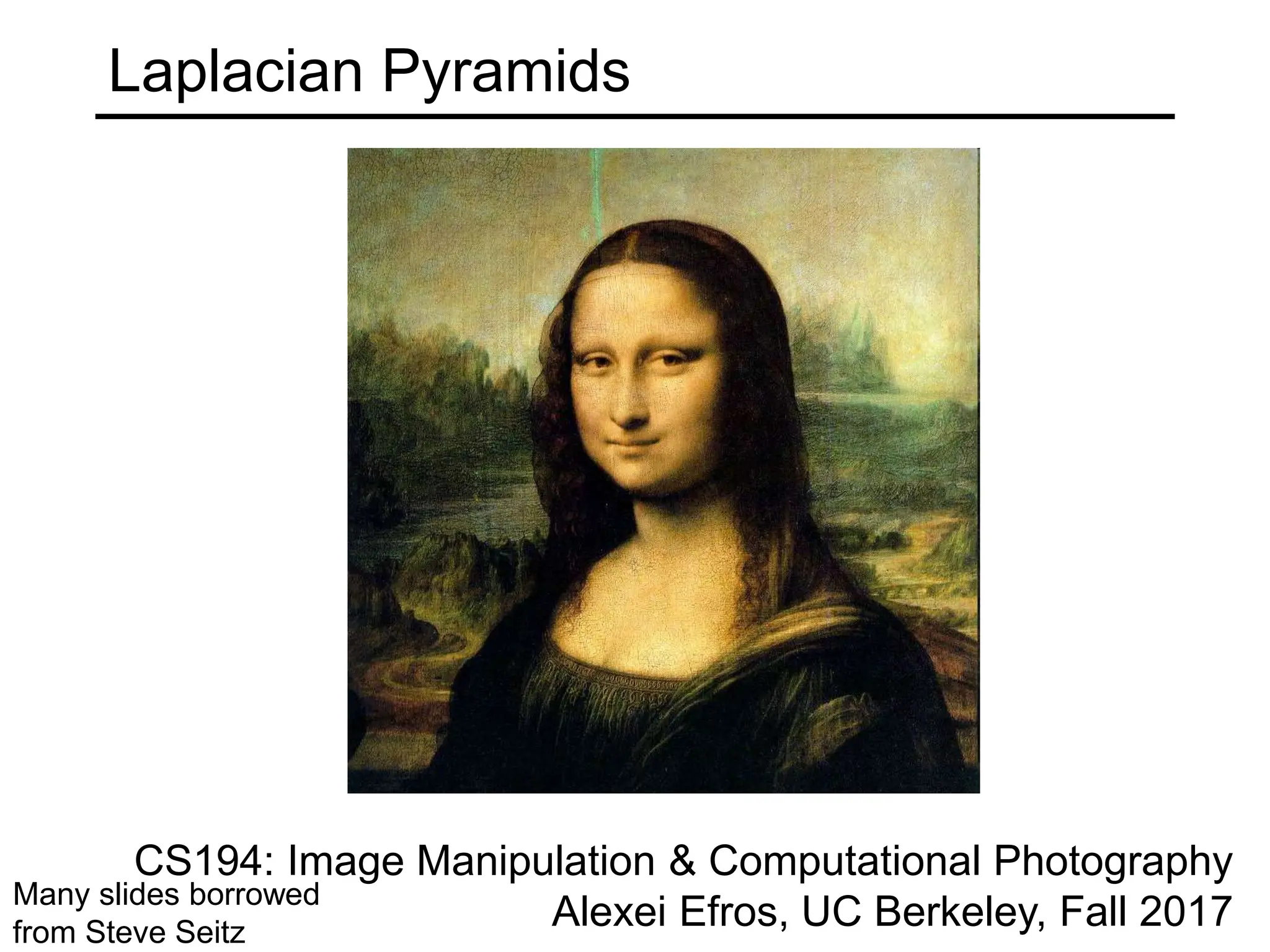 LaplacianPyramids which is a image processing to extract the information | PPT