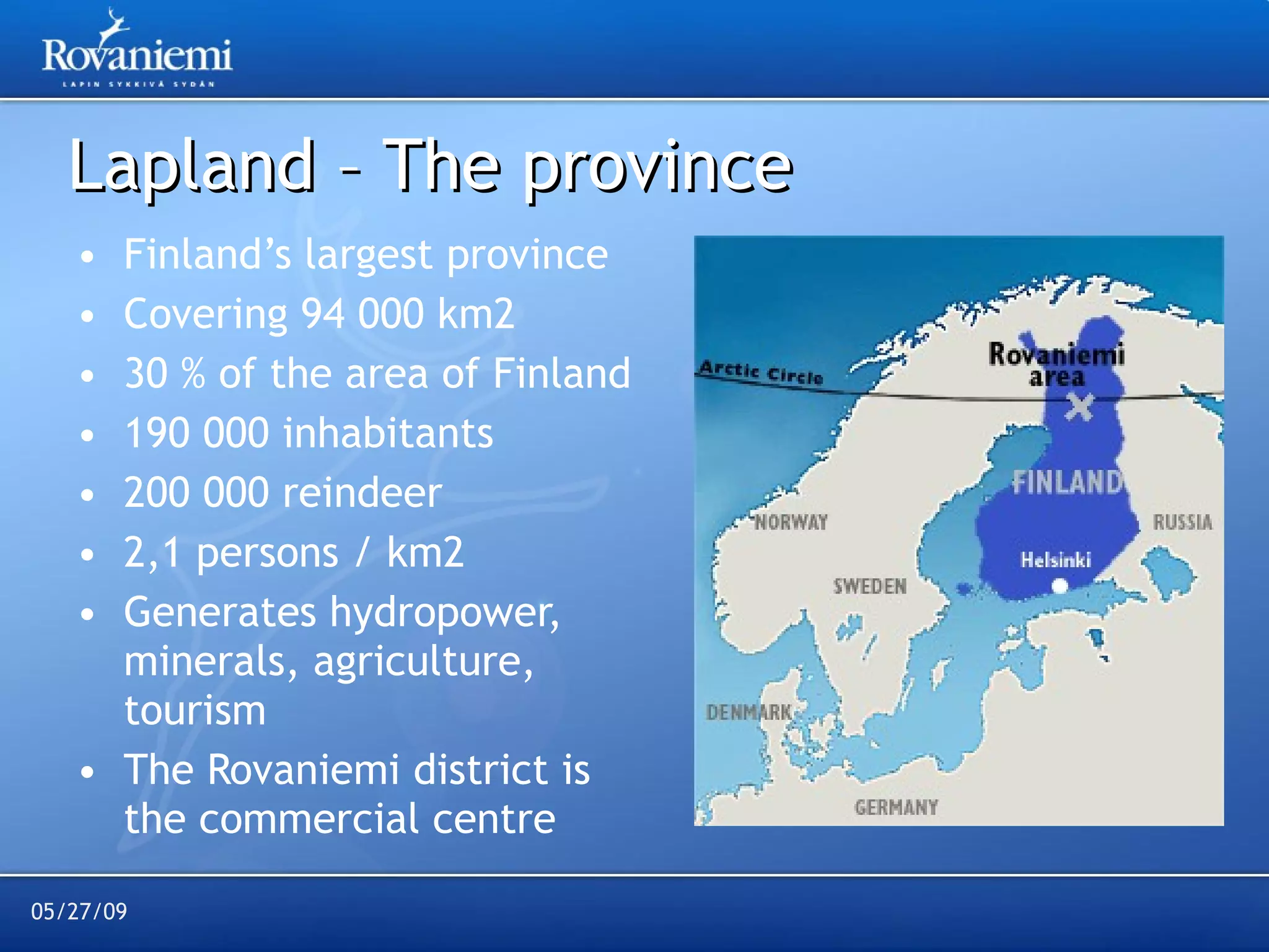 Rovaniemi Tourism presentation | PPT