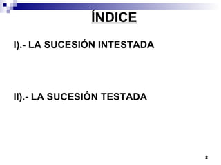 La planificación sucesoria (esquema) (2) | PPT