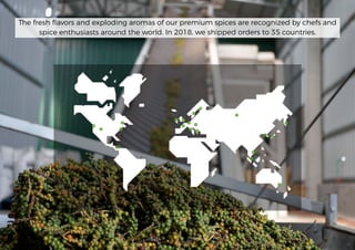 La Plantation - Sustainable Spices Producer | PDF