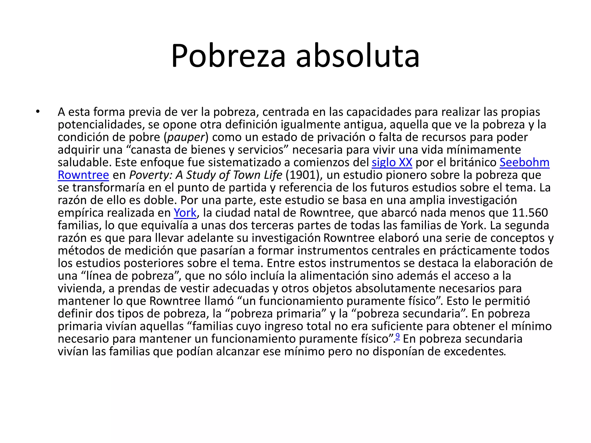 La pobreza en todo el mundo | PPTX
