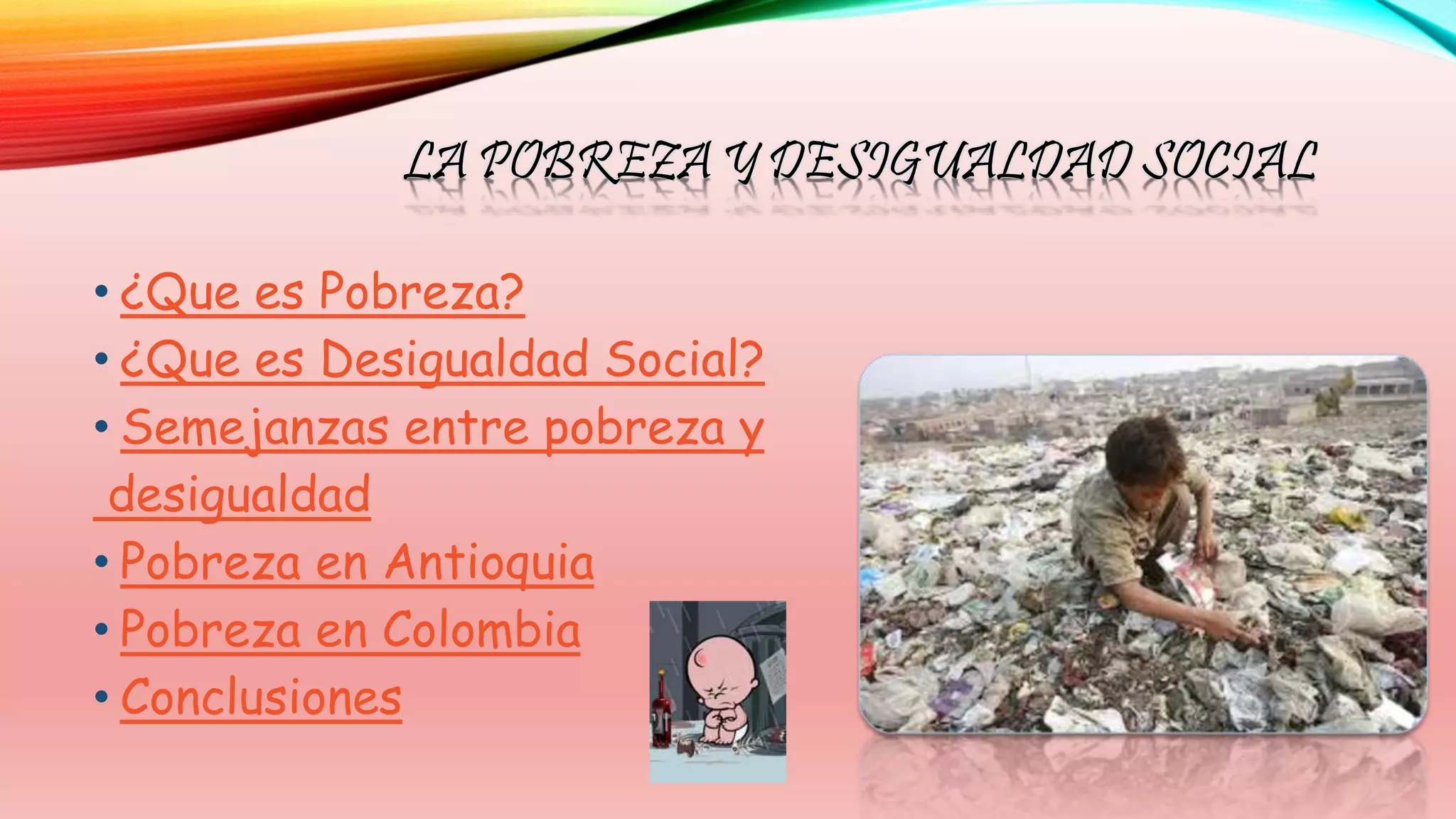 La pobreza y desigualdad | PPTX