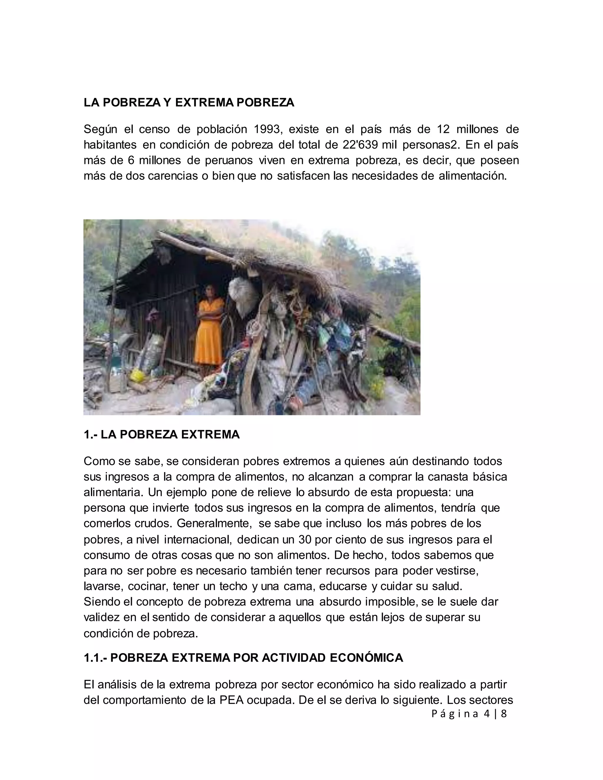 La pobreza y extrema pobreza zeng rojas alvarado juanjui villa prado | DOCX