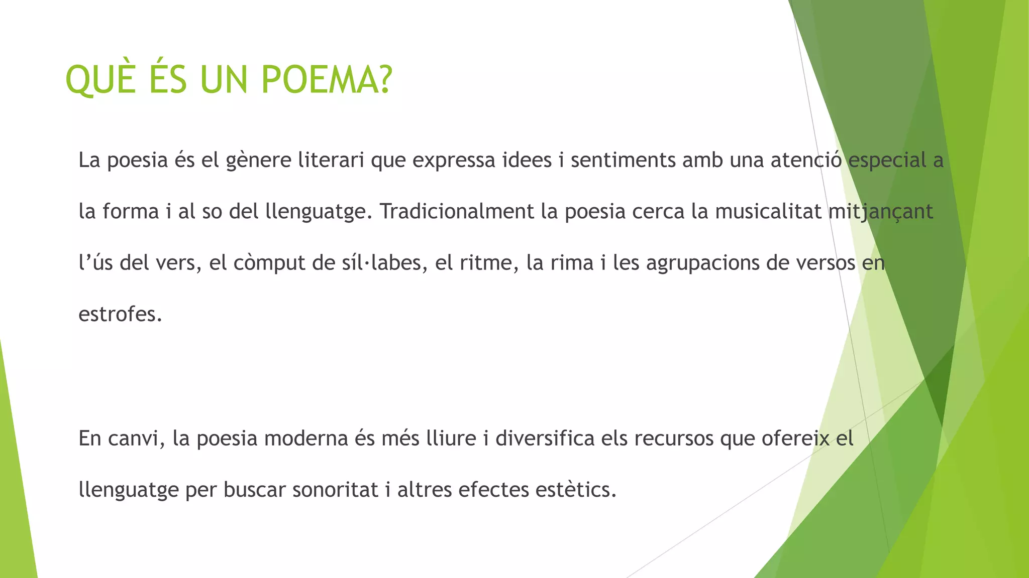 La poesia | PPTX