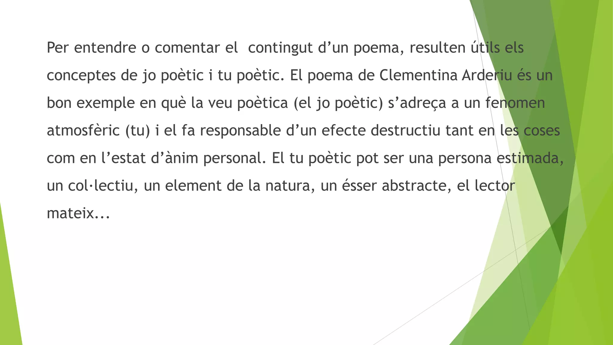 La poesia | PPTX