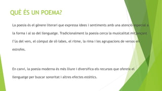 La poesia | PPTX