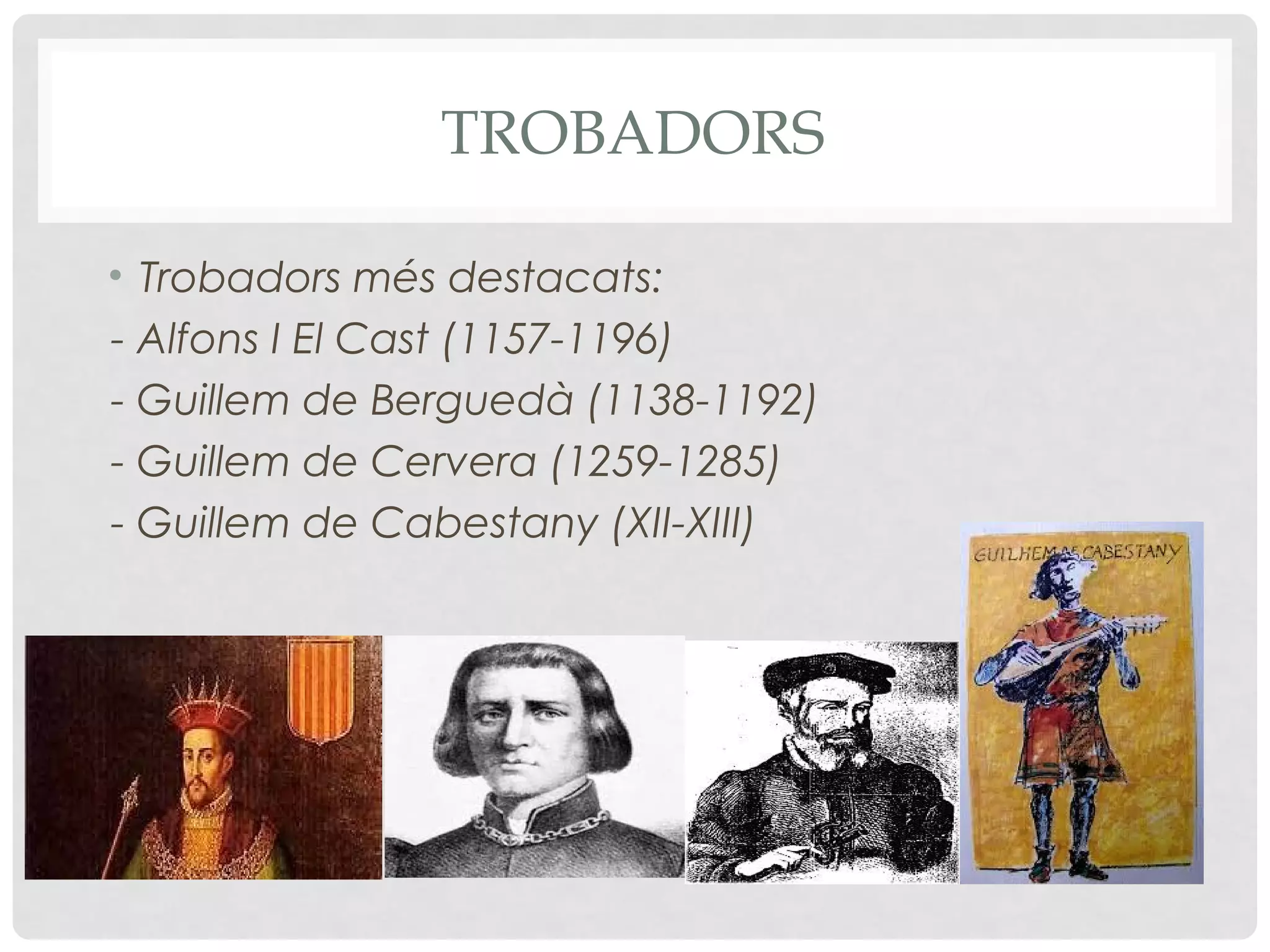 La poesia trobadoresca | ODP