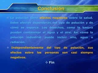 La polucion: concepto | PPSX
