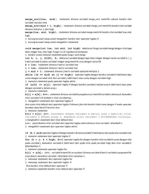 Lapopran praktikum struktur data pertemuan 3 Merge_Sort | DOCX