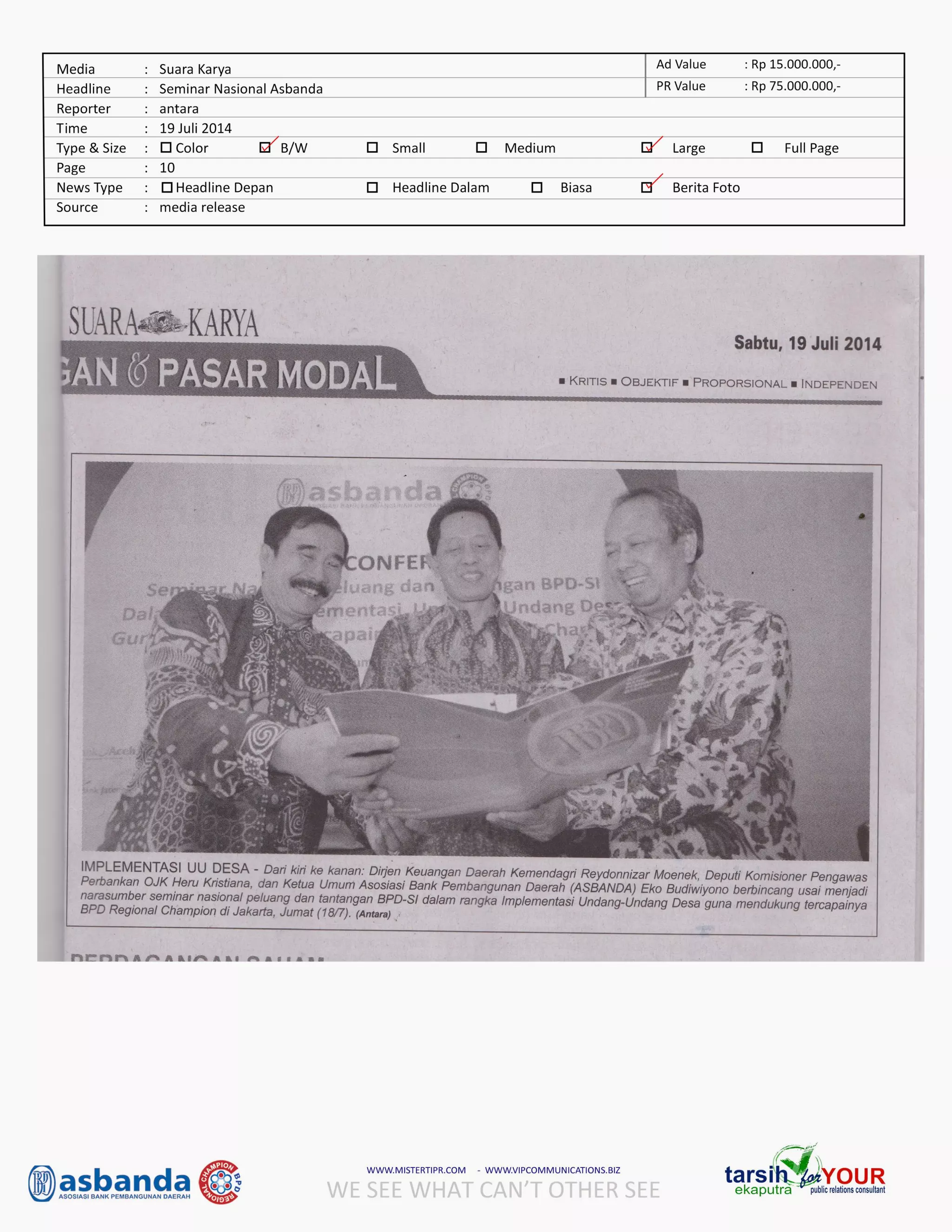 Seminar Nasional Asbanda 18 Juli 2014 | PDF