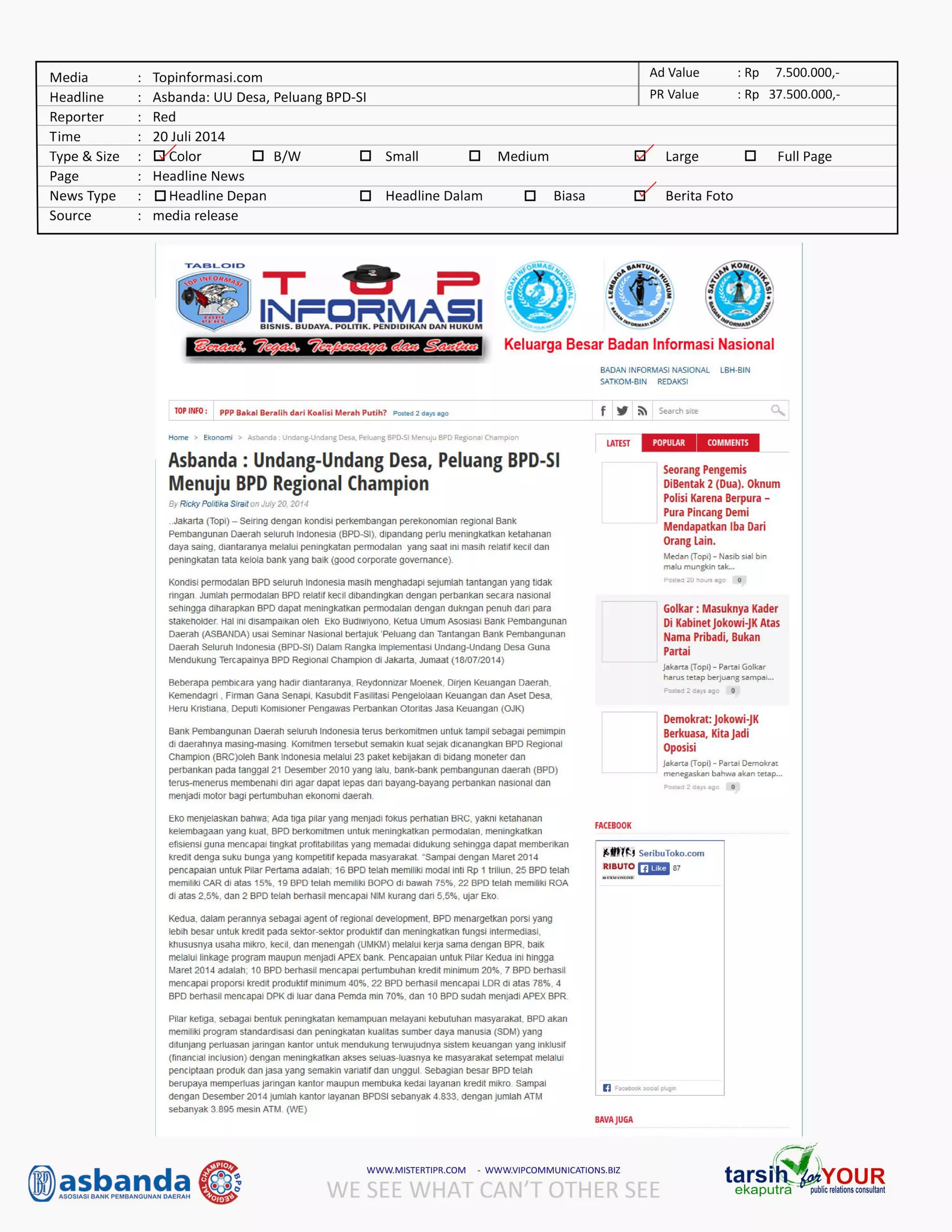 Seminar Nasional Asbanda 18 Juli 2014 | PDF