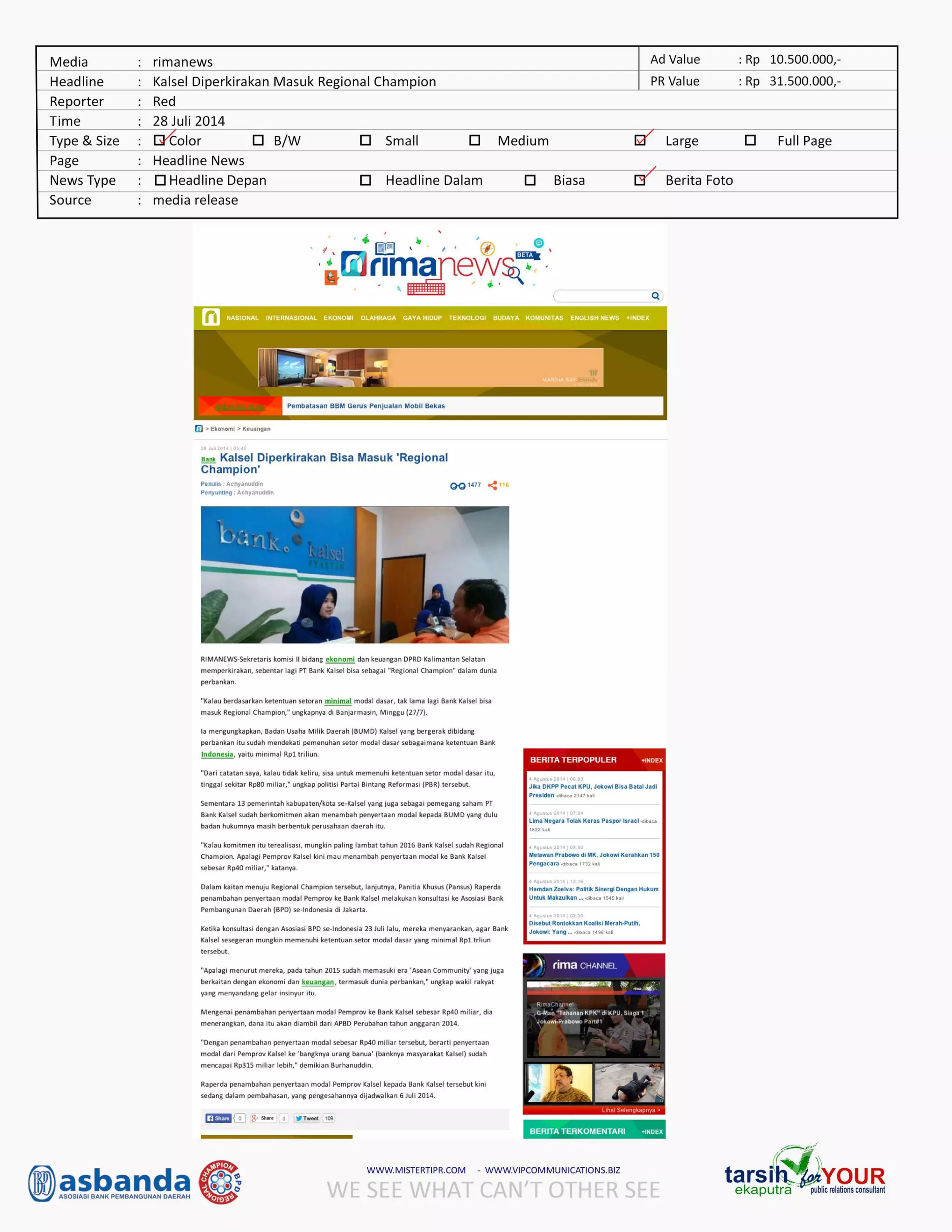 Seminar Nasional Asbanda 18 Juli 2014 | PDF