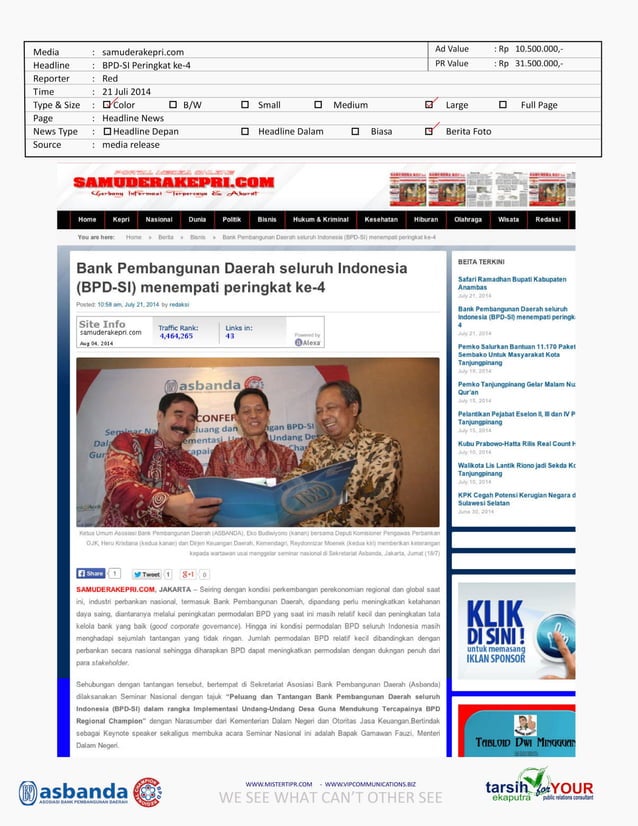 Seminar Nasional Asbanda 18 Juli 2014 | PDF