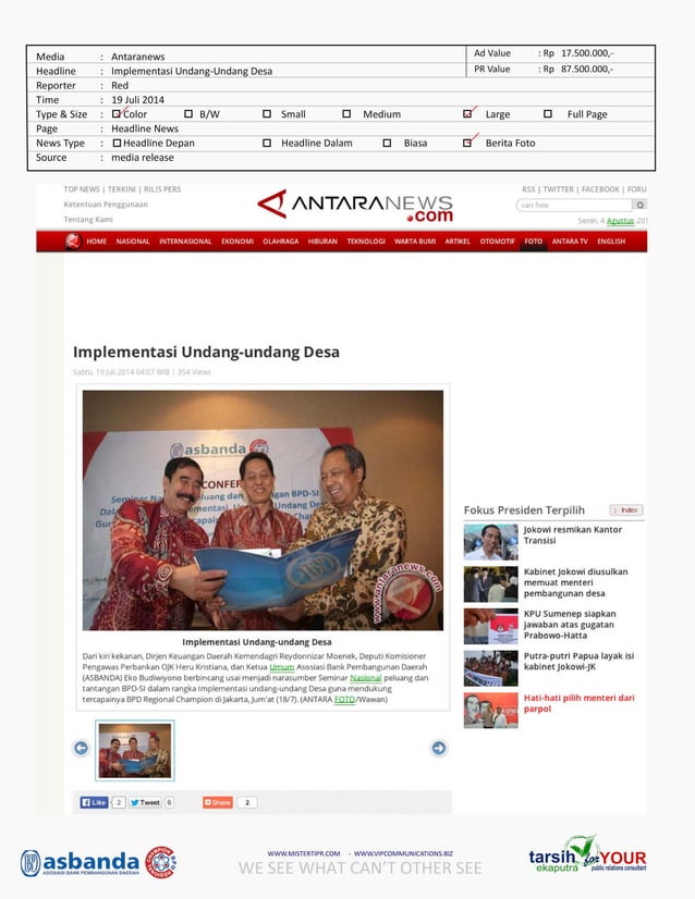 Seminar Nasional Asbanda 18 Juli 2014 | PDF