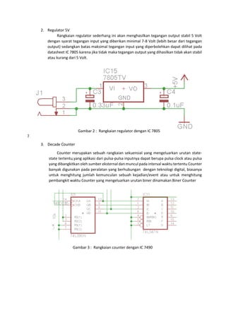 IMPLEMENTASI RANGKAIAN COUNTER PADA DIGITAL CLOCK | DOCX