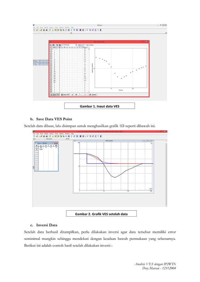 Analisis VES Resistivity dengan IP2WIN | PDF