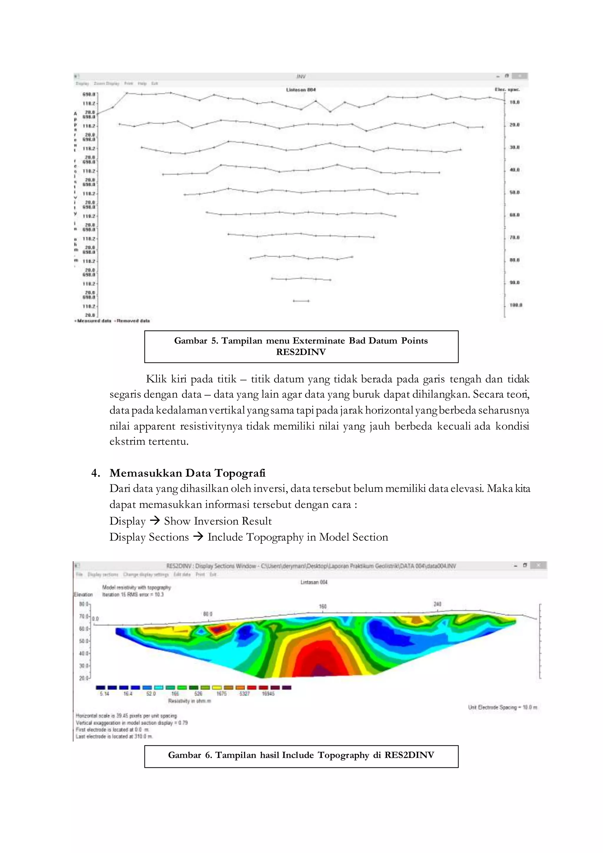 Pengolahan Data Resistivity dengan RES2DINV | DOCX