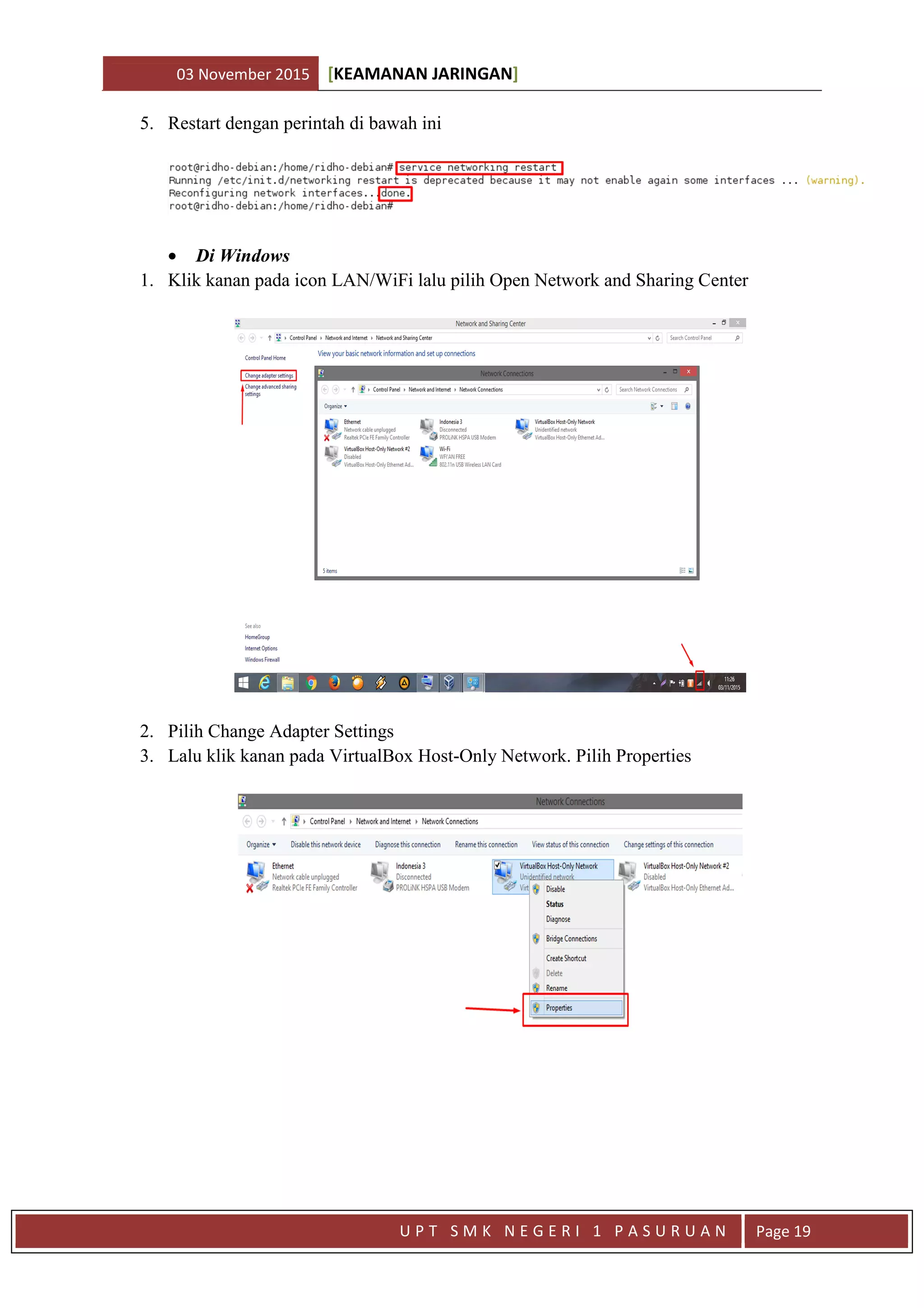 Instalasi Debian 6 (Squeeze) dan konfigurasi firewall via VirtualBox | PDF