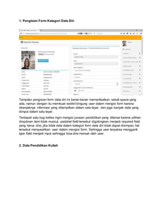 Laporan web sistem informasi | DOCX