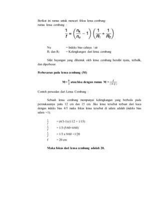 LENSA CEMBUNG | DOCX