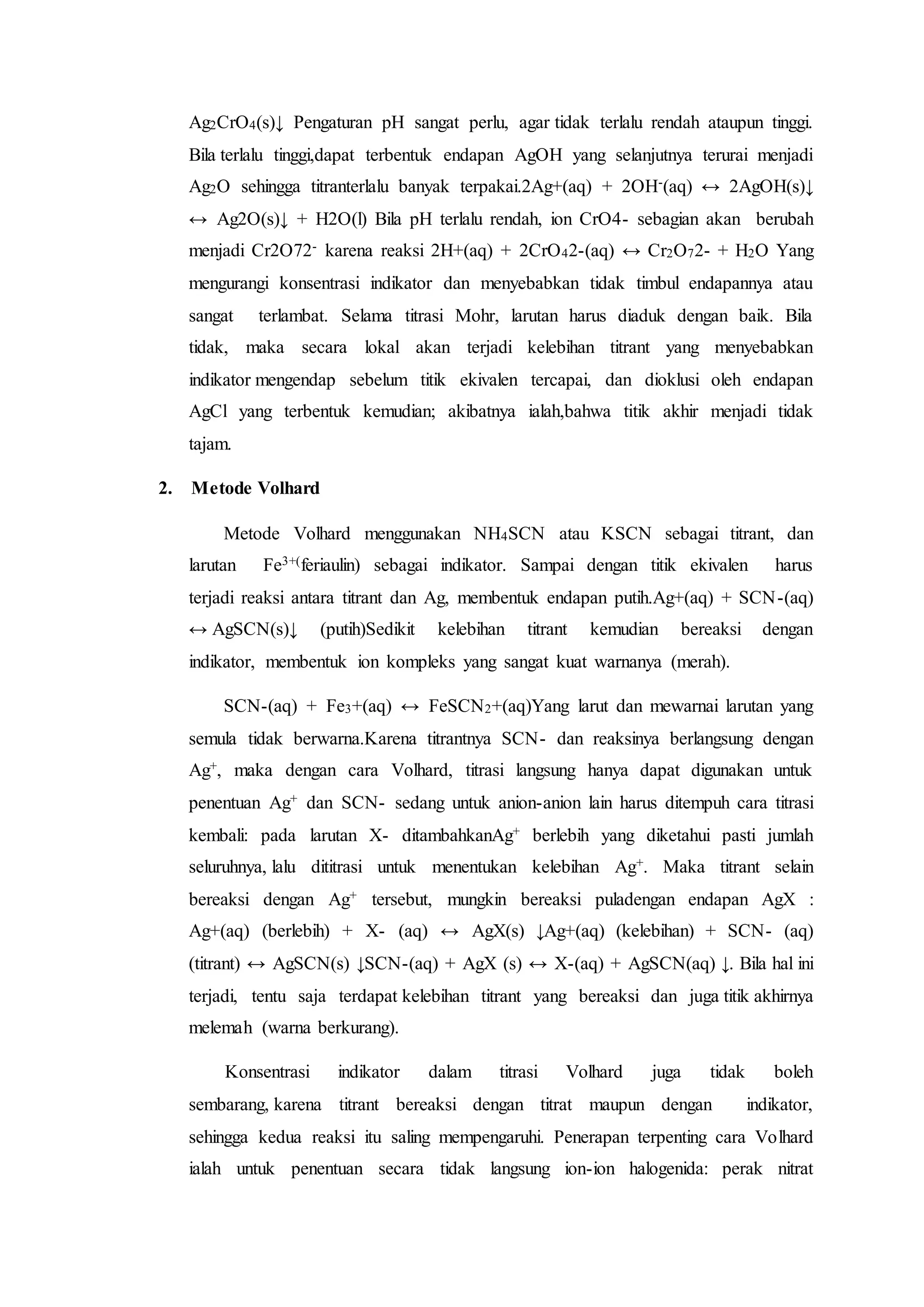 Argentometri adalah | DOCX