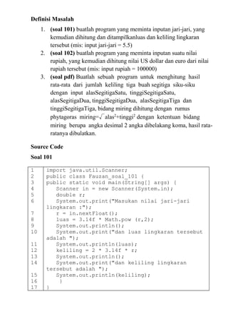 Laporan modul 1 | PDF